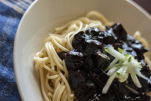 Jjajangmyeon (ìž ìž¥ë©´ or Noodles in Black Bean Sauce) | meat loves salt
